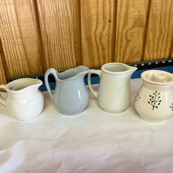 Dining | Vintage Creamer Collection And Sugar Bowl | Poshmark
